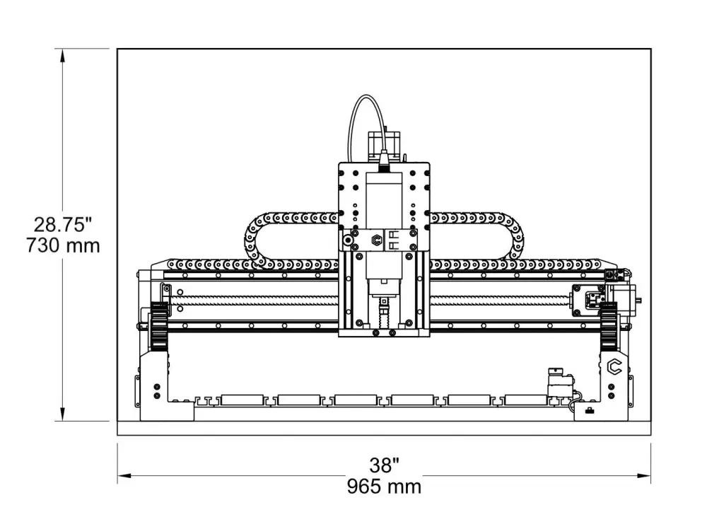 Shapeoko 5.1 Pro CNC Router 2x2 ohne Beine - RobotShop