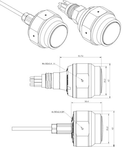 DWE UltraLUX Underwater ROV/AUV Light 1000-2000m (SubConn 3-Pin ...