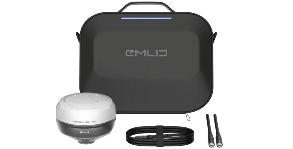 Emlid Reach RS4 Pro All-band RTK GNSS Receiver w/ Dual Cameras & Tilt ...