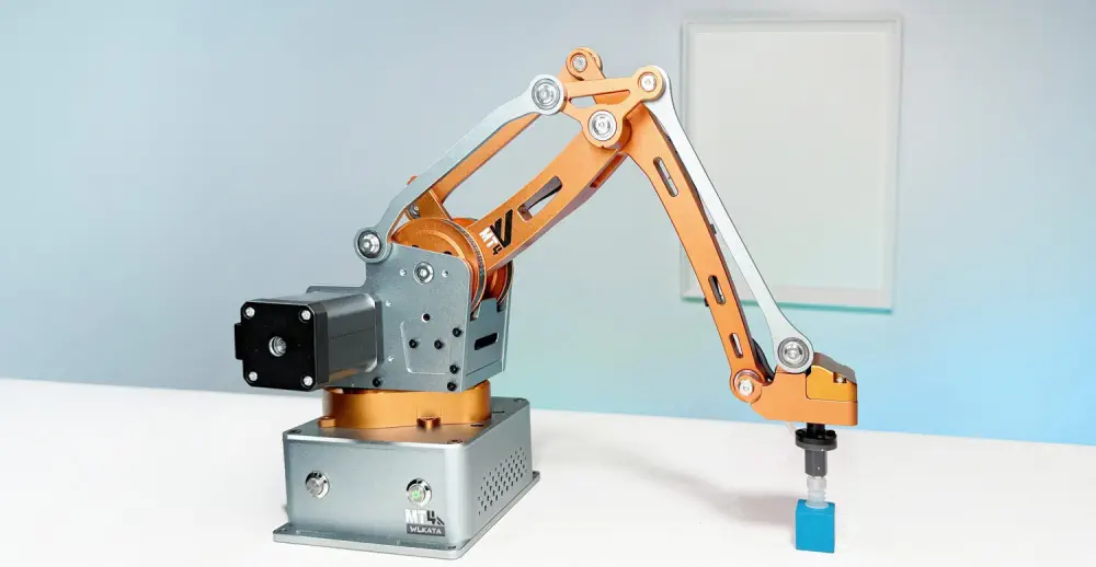 Wlkata MT4 Edu Kit (Desktop 4-Axis Rebuildable Metal Robotic Arm ...