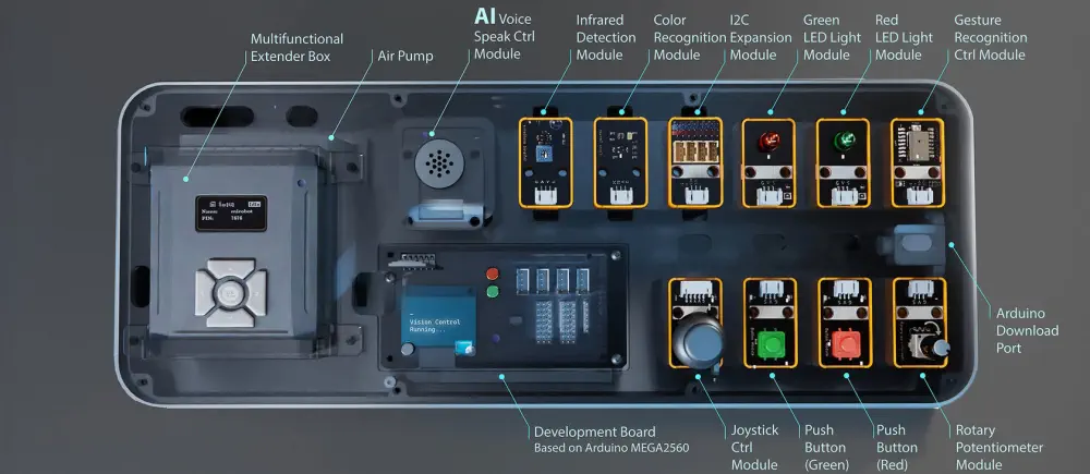 Wlkata AI-HUB AI Navigation Learning Suite w/ Textbook (EU) - RobotShop