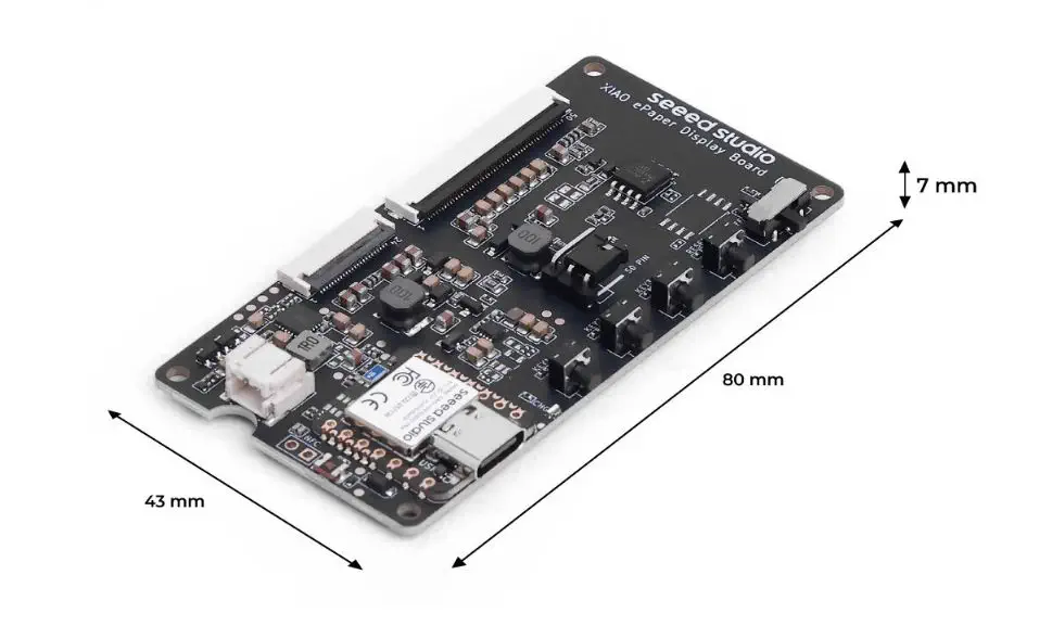 SeeedStudio XIAO ePaper Display Board (nRF52840) - EN04 - RobotShop