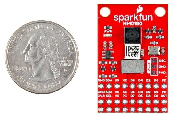 SparkFun Red Vision Camera Board - HM01B0 - RobotShop