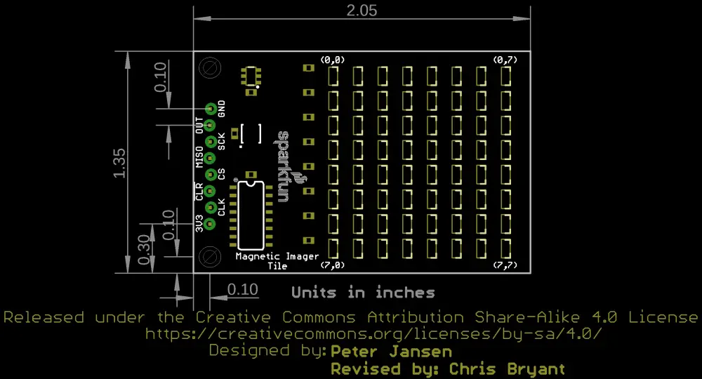 Baldosa de Imágenes Magnéticas SparkFun - 8x8 - RobotShop